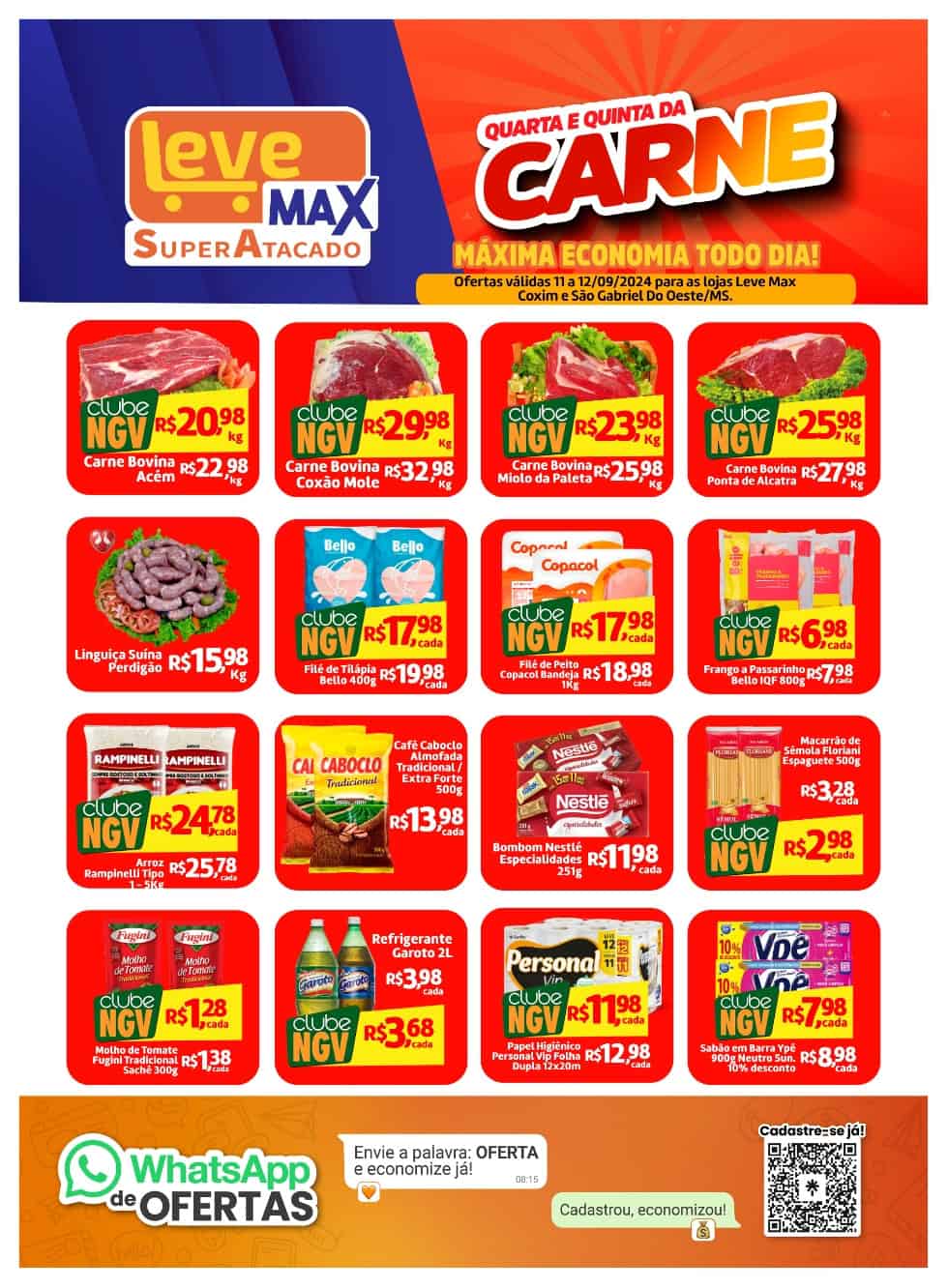 Leve Max SuperAtacado oferece promoções imperdíveis na Quarta e Quinta ...