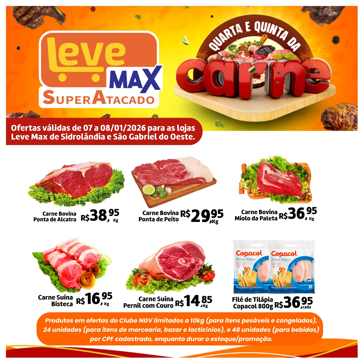 Quarta e Quinta da Carne traz ofertas especiais no Leve Max de São ...