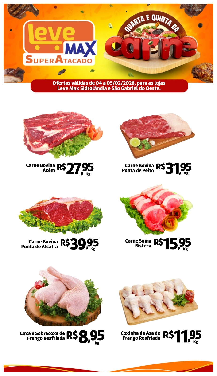 Leve Max lança Quarta e Quinta da Carne com ofertas especiais em São ...